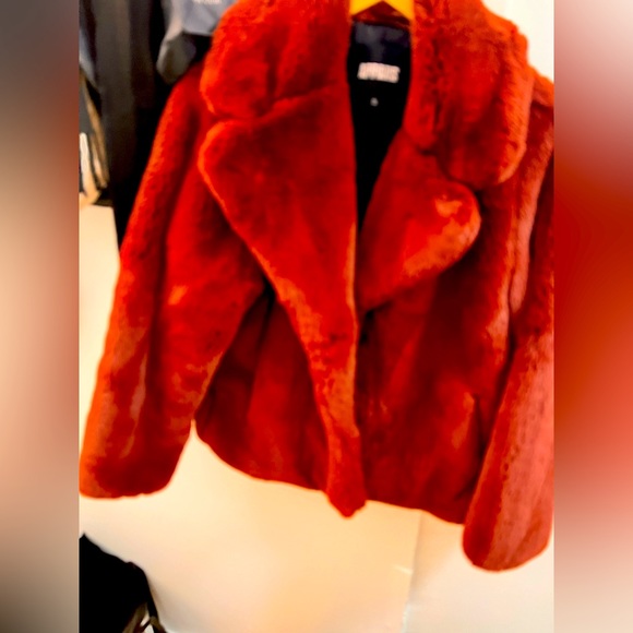 Apparis | Jackets & Coats | Apparis Red Milly Coat New | Poshmark